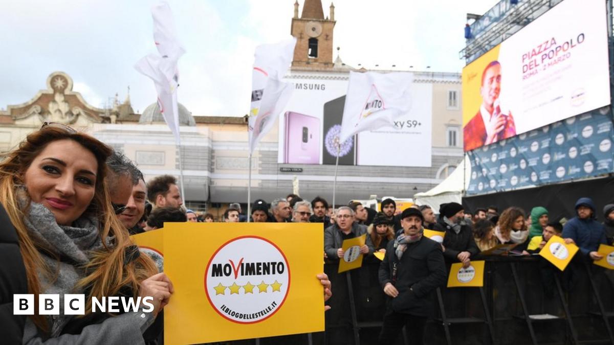 Italy election: Parties hold final pre-poll rallies - BBC News