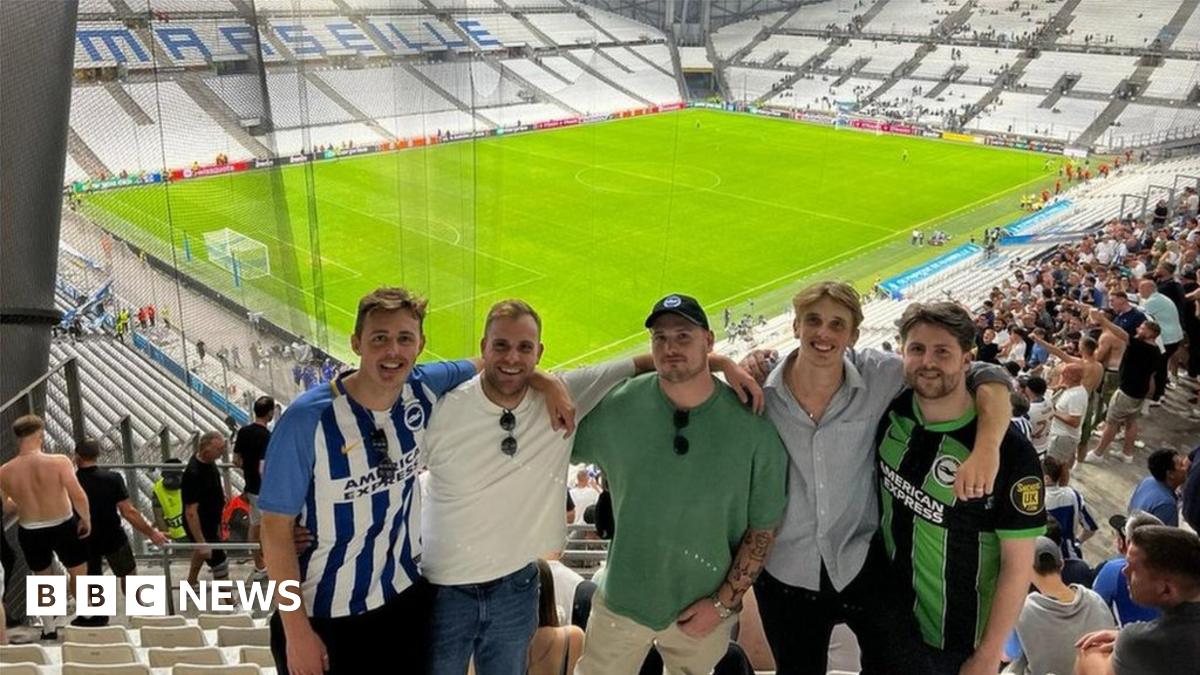 Brighton & Hove Albion fans miss kick-off amid travel chaos in ...