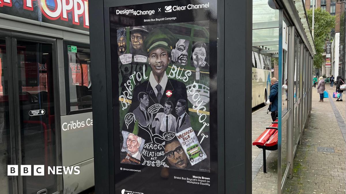 Bristol Bus Boycott honoured with new outdoor gallery - BBC News
