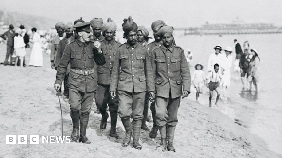 Bournemouth: Plaque to remember wounded Indian soldiers - BBC News