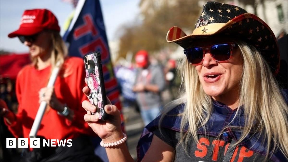 Million MAGA March: Thousands of pro-Trump protesters rally in ...