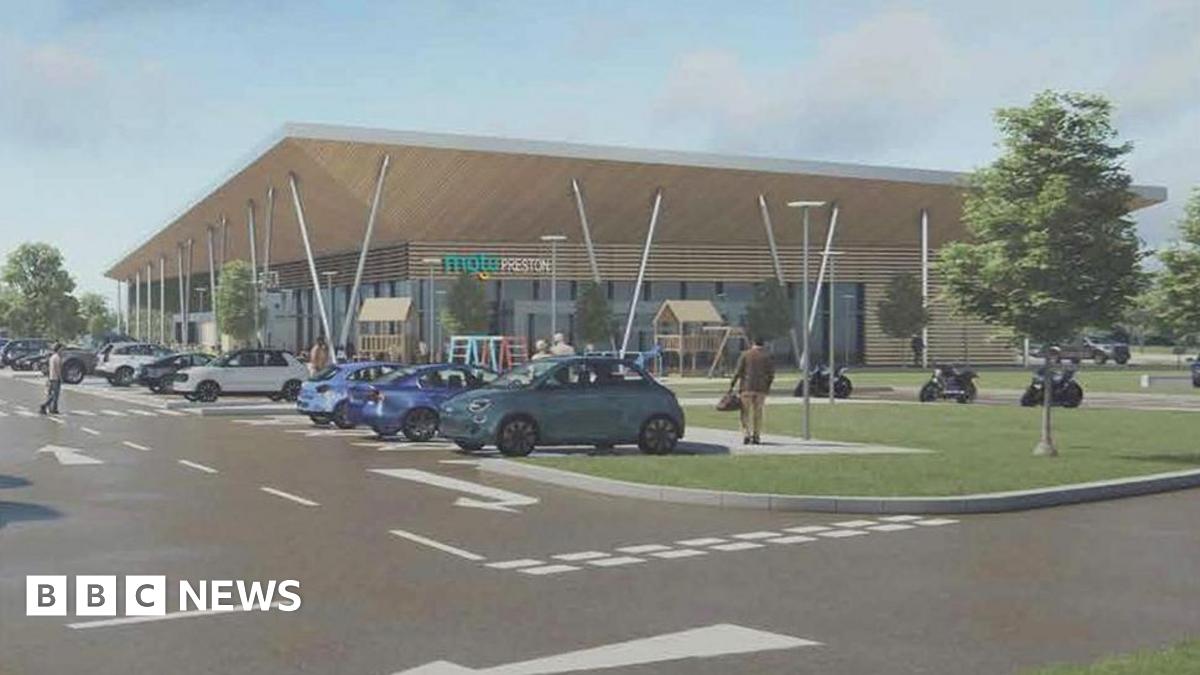 M55: Motorway service area planned for Preston's Edith Rigby Way - BBC News