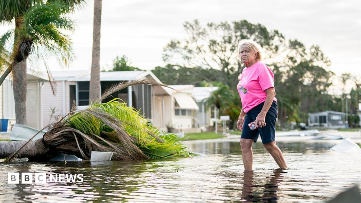 Striking photos show the extent of Hurricane Milton's devastation - BBC ...