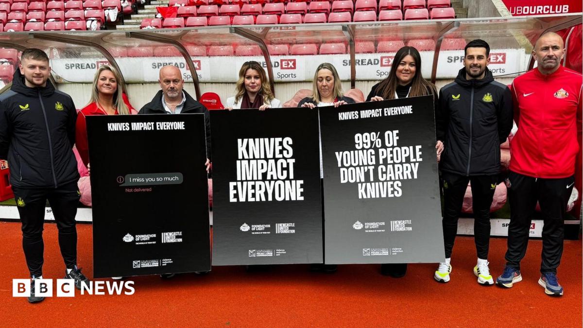 Knives Impact Everyone: Campaign reaches Wear-Tyne derby - BBC News