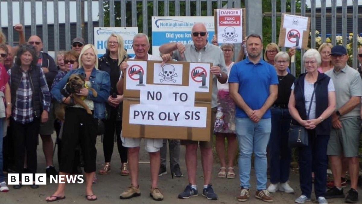 Campaigners oppose plan for Worksop plastic recovery centre - BBC News