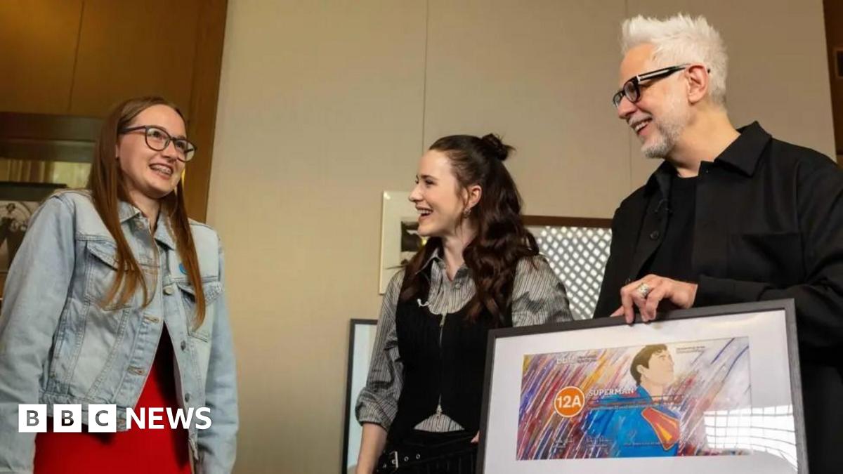 Superman film age classification card designed by Eastbourne girl - BBC News