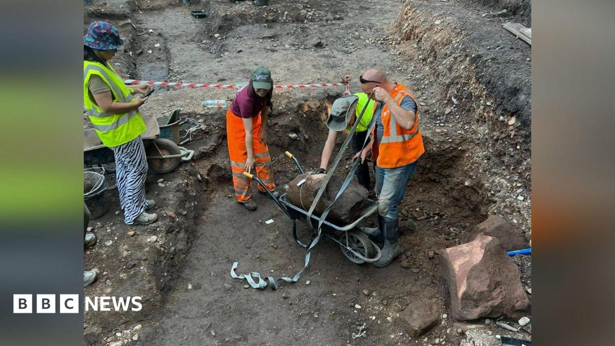 Carlisle archaeological dig discovers Roman column at cricket club ...