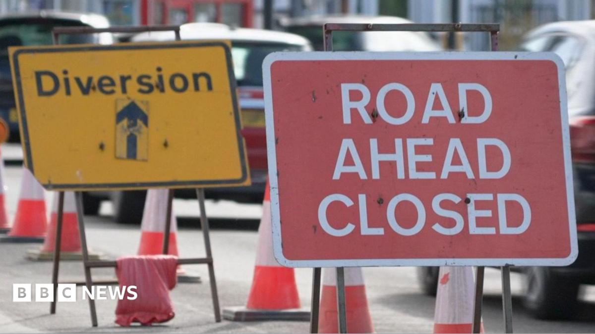Middlesbrough A66 and other roads closed for resurfacing works - BBC News