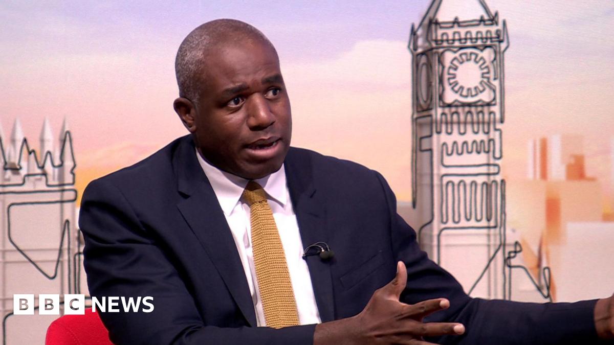 'Now is the time to stand up for two-state solution,' Lammy tells BBC - BBC News