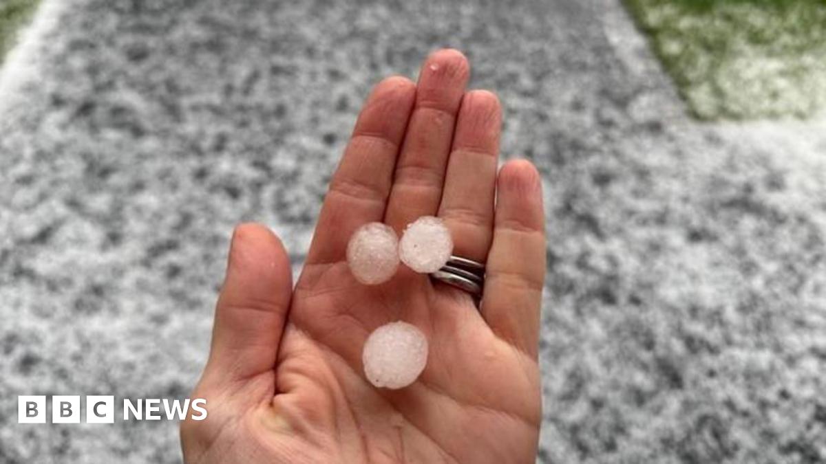 East of England hail storms - your pictures - BBC News