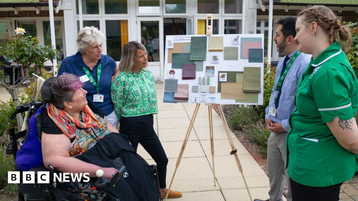 Hospice in the Weald in Pembury unveils major refurbishment - BBC News