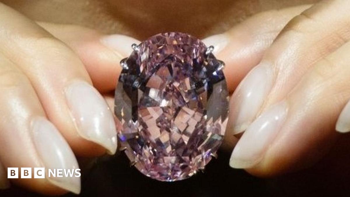 Pink Star diamond sets new world record in Hong Kong - BBC News