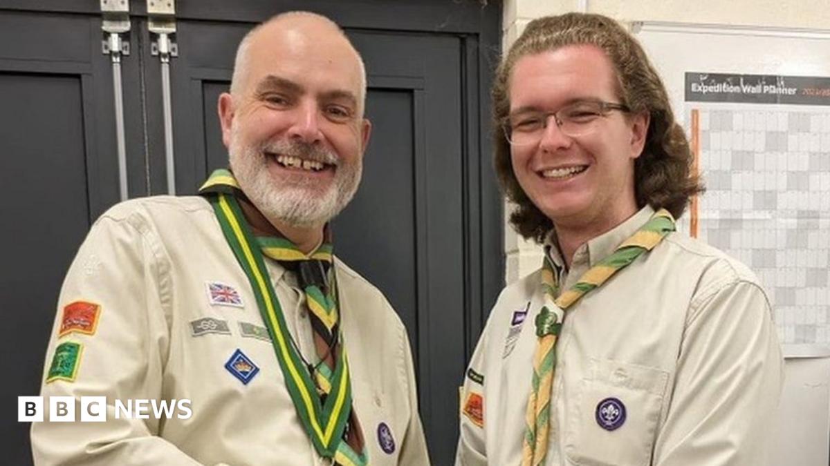 Whitwick man, 24, awarded most prestigious scouting award - BBC News