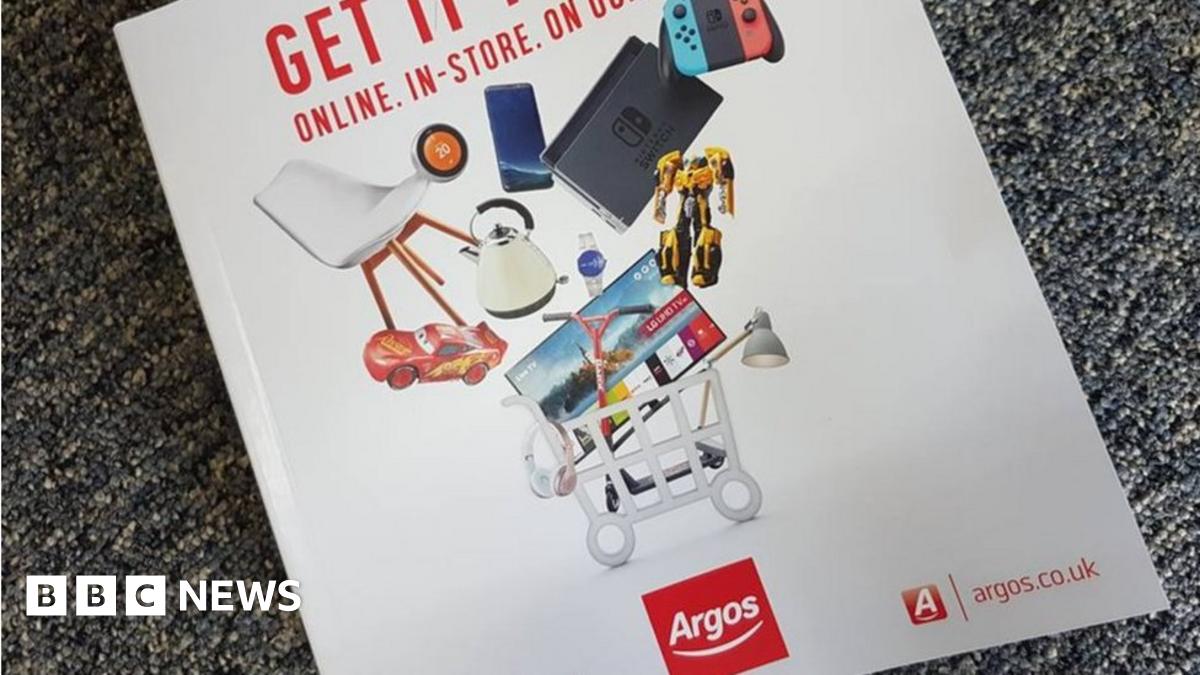Argos removes catalogues from stores to 'test demand' - BBC News