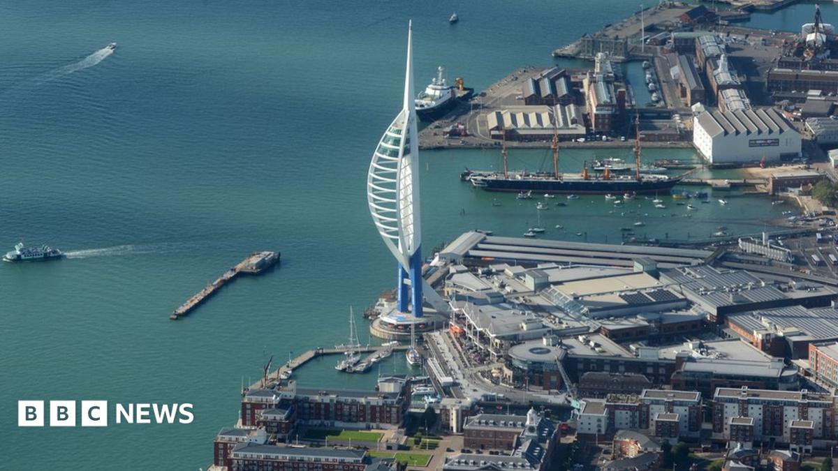 Spinnaker Tower celebrates ten year anniversary - BBC News