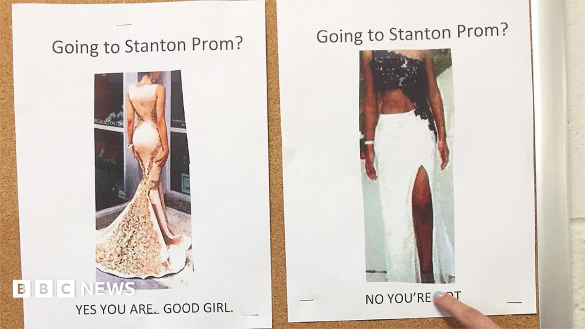 School apologises for 'slut-shame' prom posters about appropriate ...