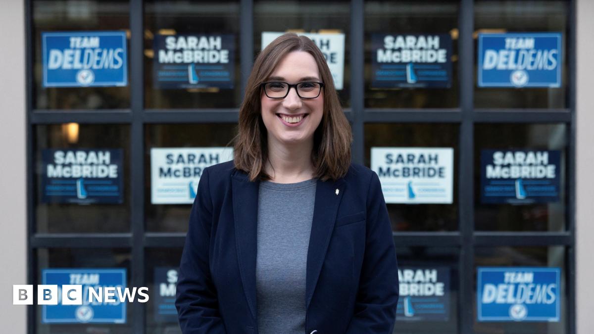 Sarah McBride becomes first transgender Congress member - BBC News
