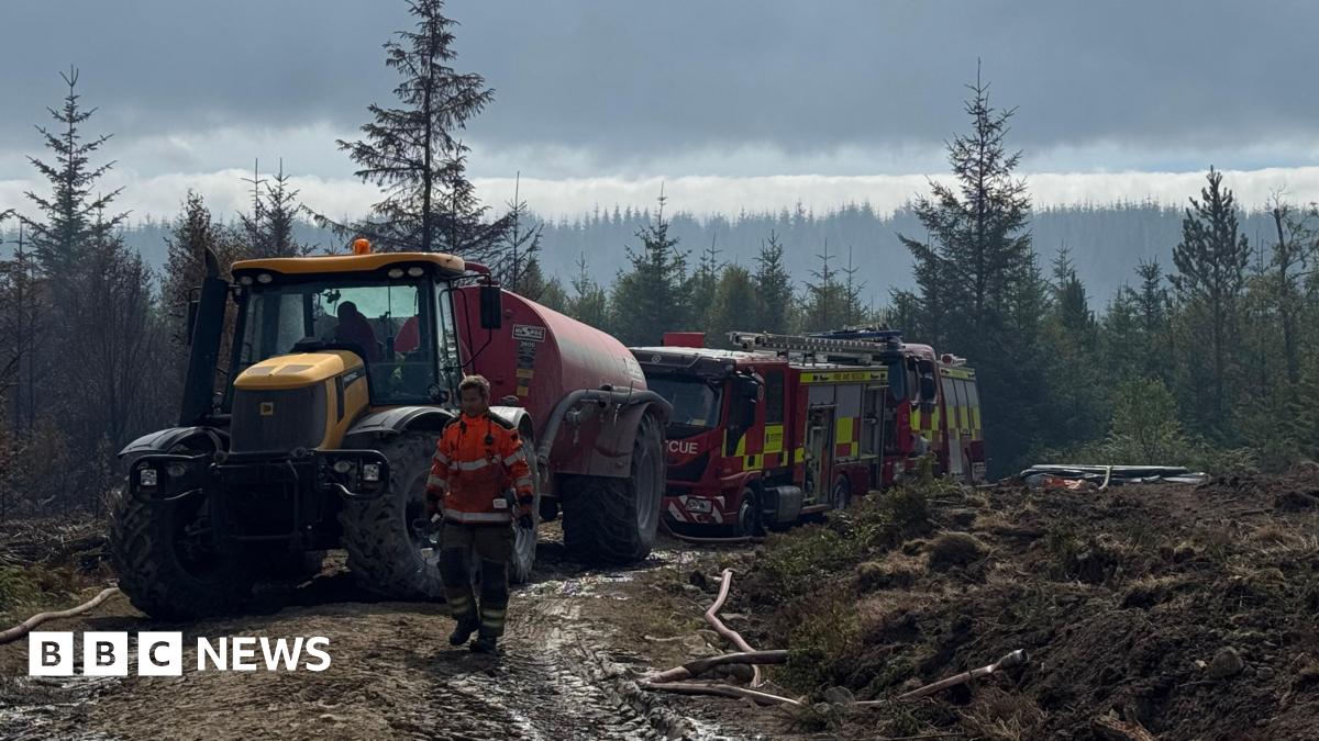 Unexploded devices 'still pose risk' at North York Moors fire - BBC News