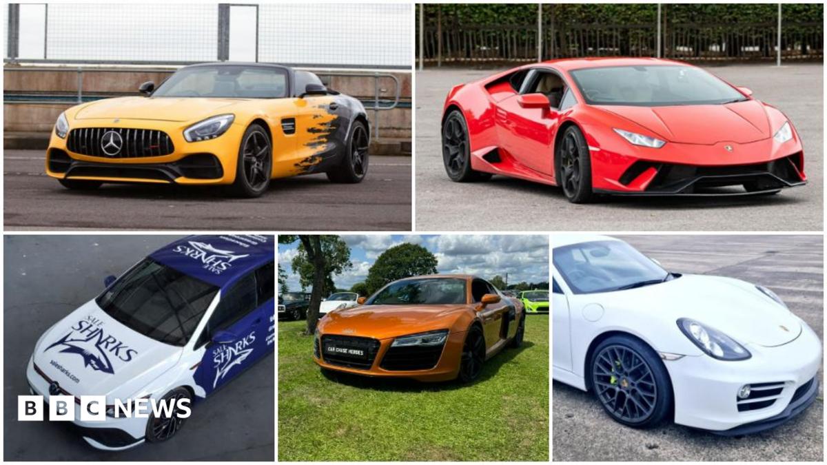 Five supercars 'worth £450k stolen from Tibenham Airfield' - BBC News