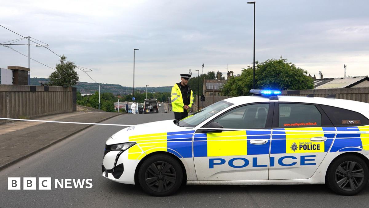 Police hunt 22 men after large-scale fight in Sheffield - BBC News