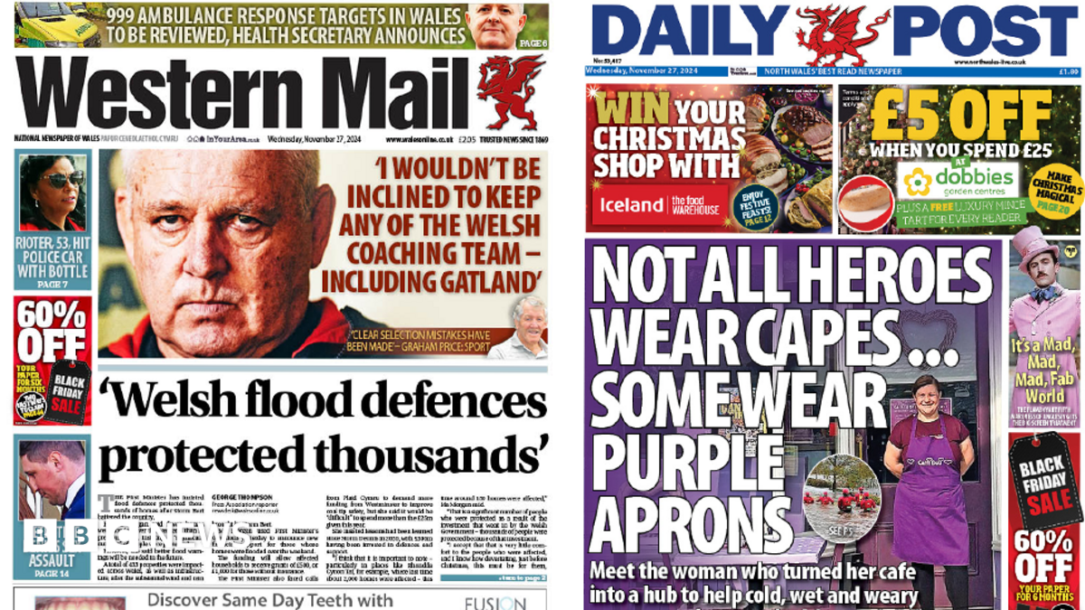 Wales' papers: FM 'faces new vote' and doping ban for star - BBC News