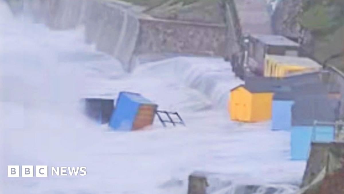 Devon and Cornwall weather warning extended by Met Office - BBC News