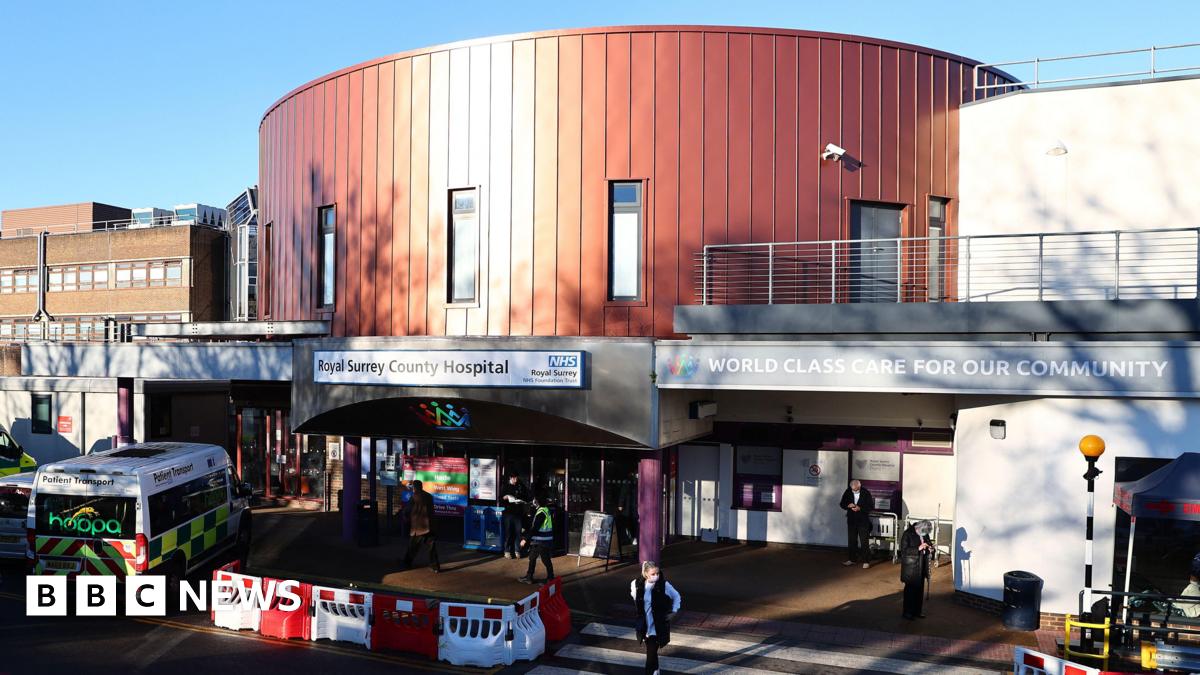 Guildford hospital's Raac concrete to be 'replaced by autumn' - BBC News
