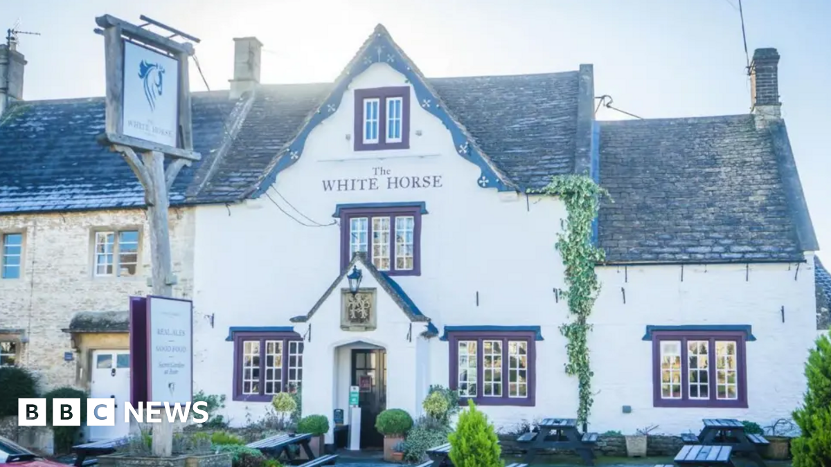 Biddestone village 'over the moon' at White Horse Inn decision - BBC News