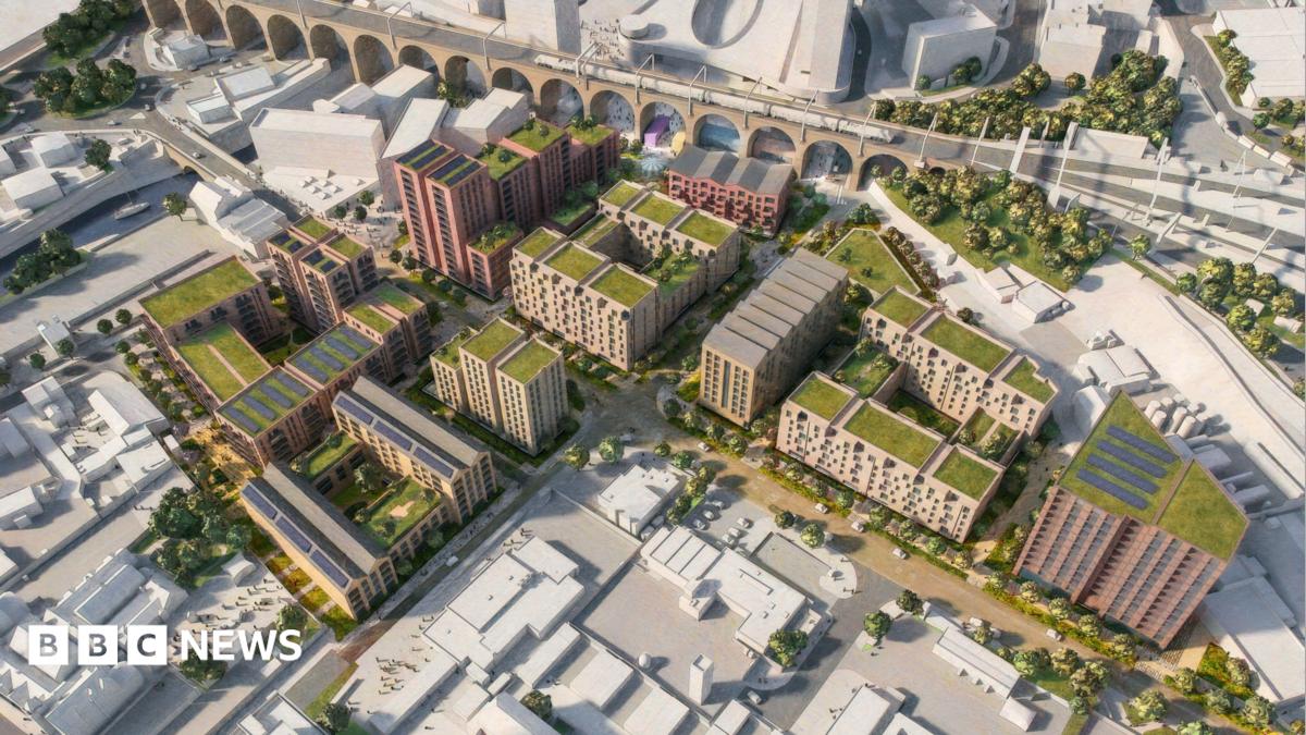 Stockport's £250m 'walkable neighbourhood' design unveiled - BBC News