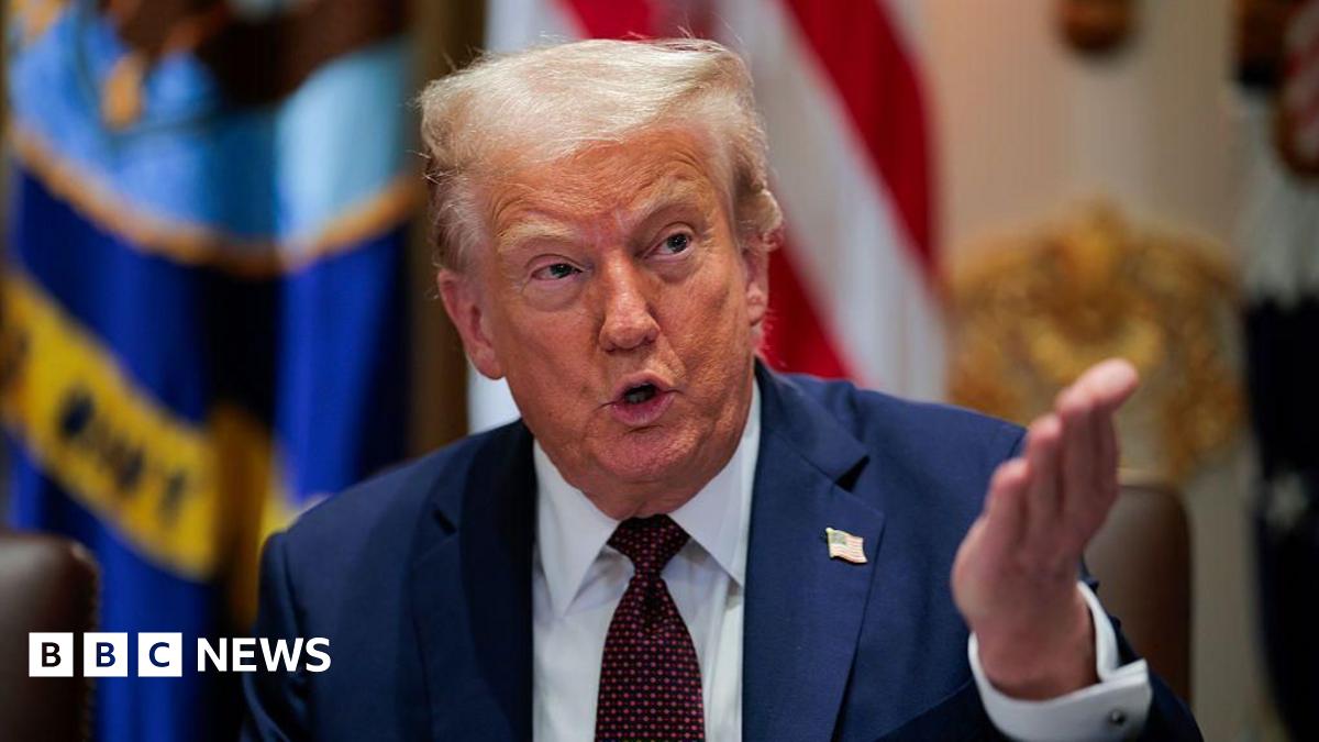 Trump calls for death penalty for Washington DC murder cases - BBC News