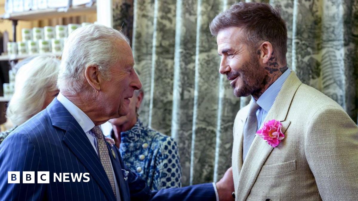 Royals and dogs shine at Chelsea Flower Show - BBC News