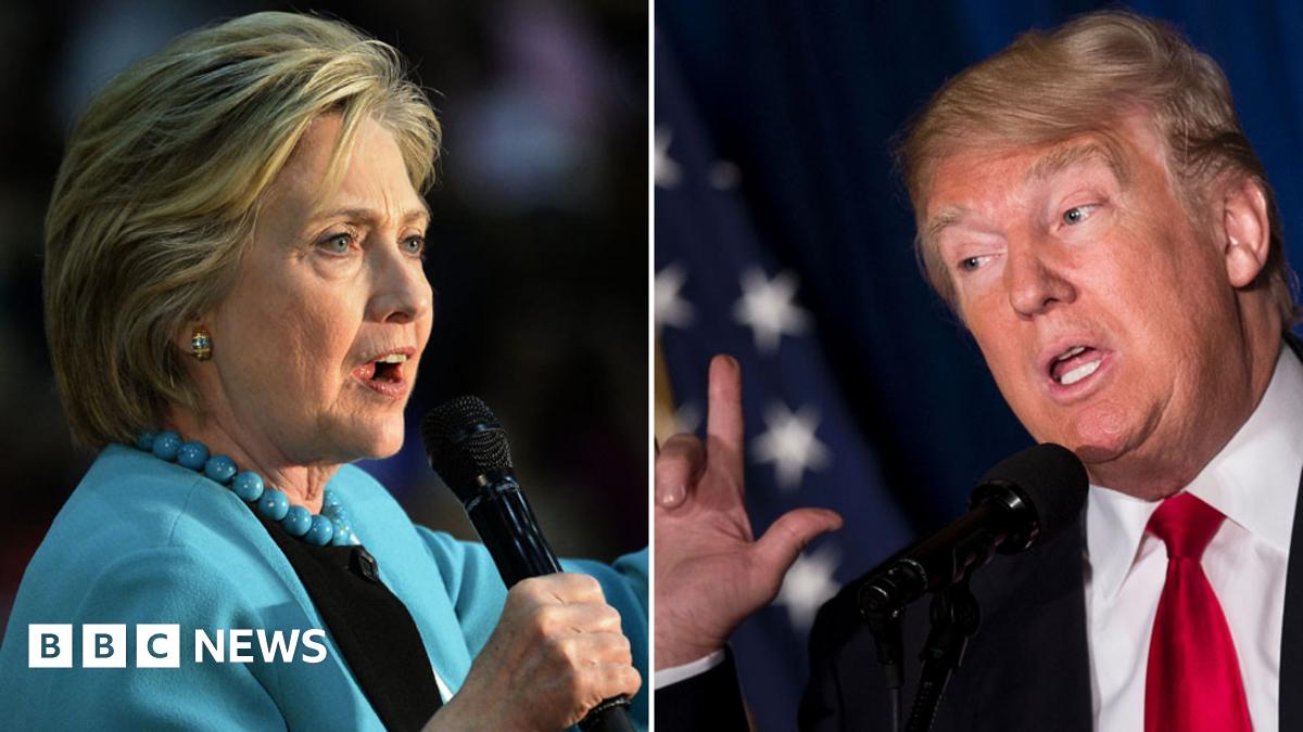 US election 2016: Clinton rips into Trump over taxes - BBC News