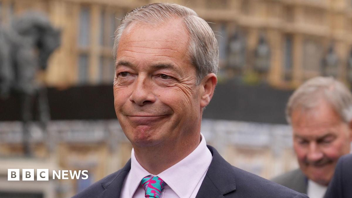 I'm giving up ownership of Reform UK, says Nigel Farage - BBC News