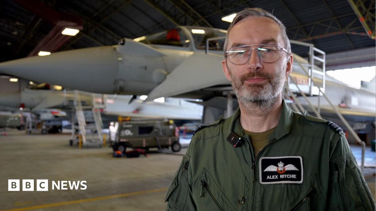 Holidaymakers' drones endangering planes, RAF Typhoon base warns - BBC News