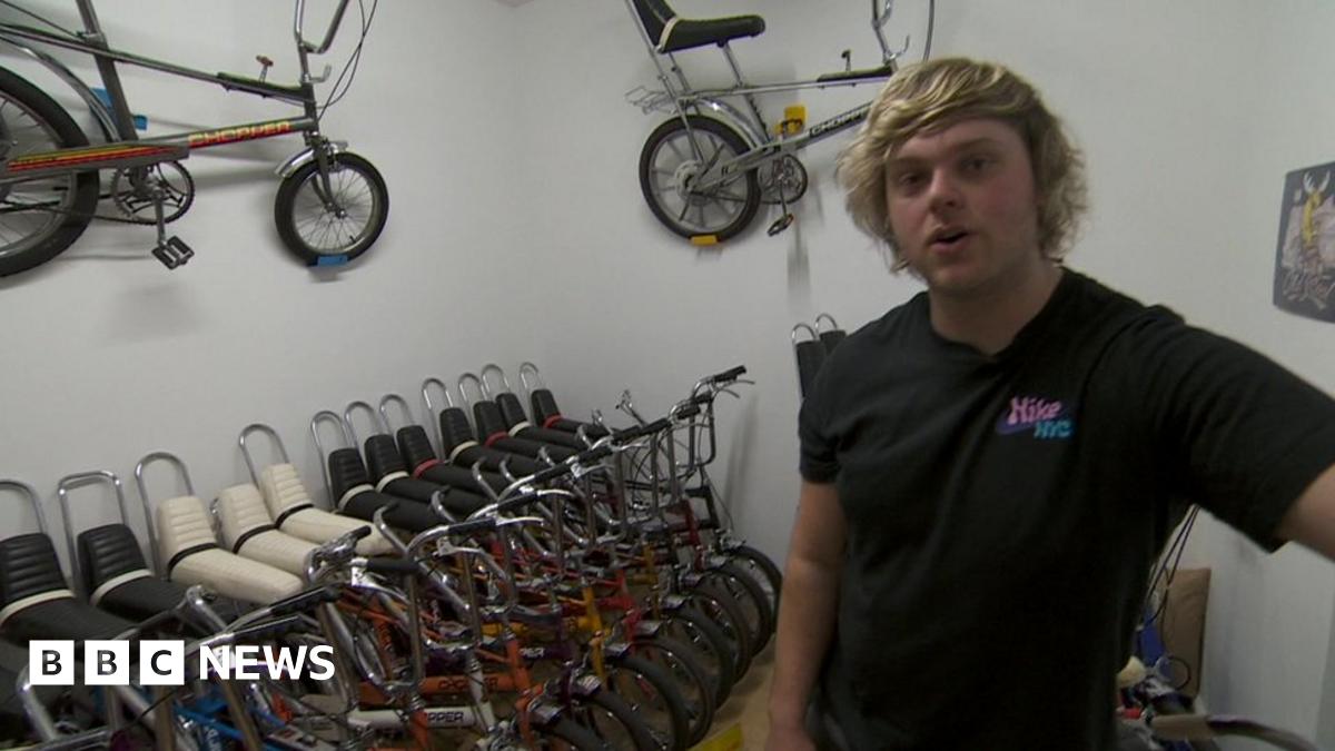Raleigh Choppers: Harry Potter's collection of 70 cult bikes - BBC News