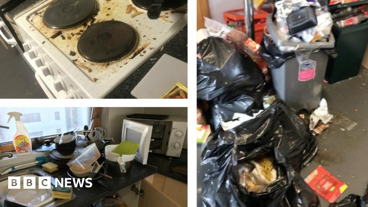 Inside the filthiest student homes in Britain - BBC News