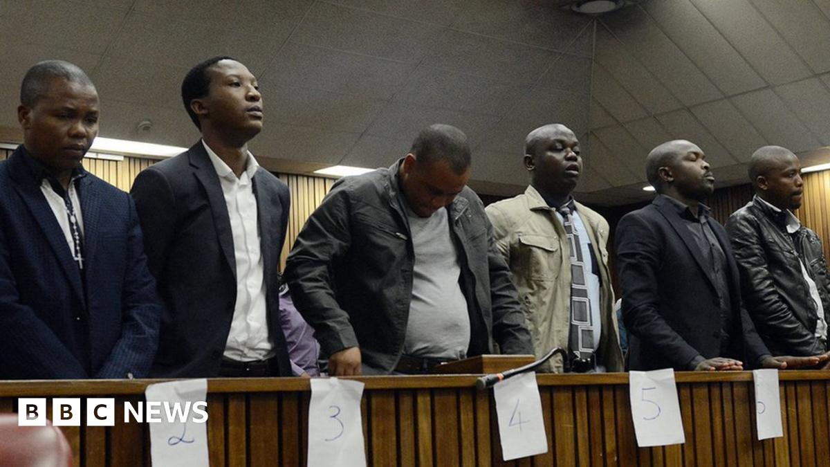 South African police jailed for murder of taxi driver Mido Macia - BBC News