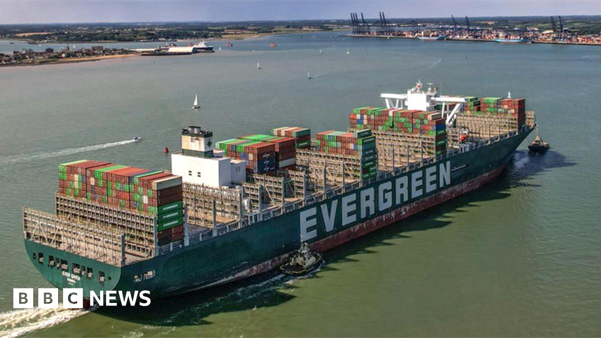 Ever Given: Cargo ship that blocked Suez Canal arrives in Felixstowe ...