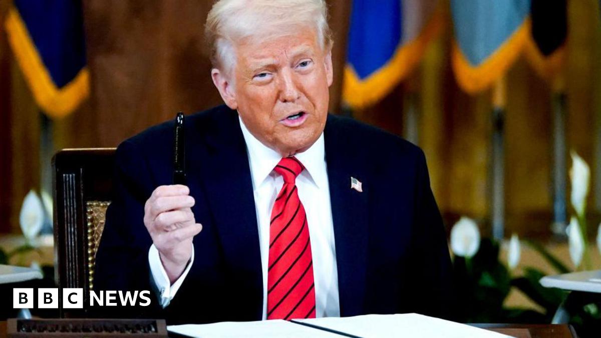 Trump cancels executive order against law firm after $40m promise - BBC ...