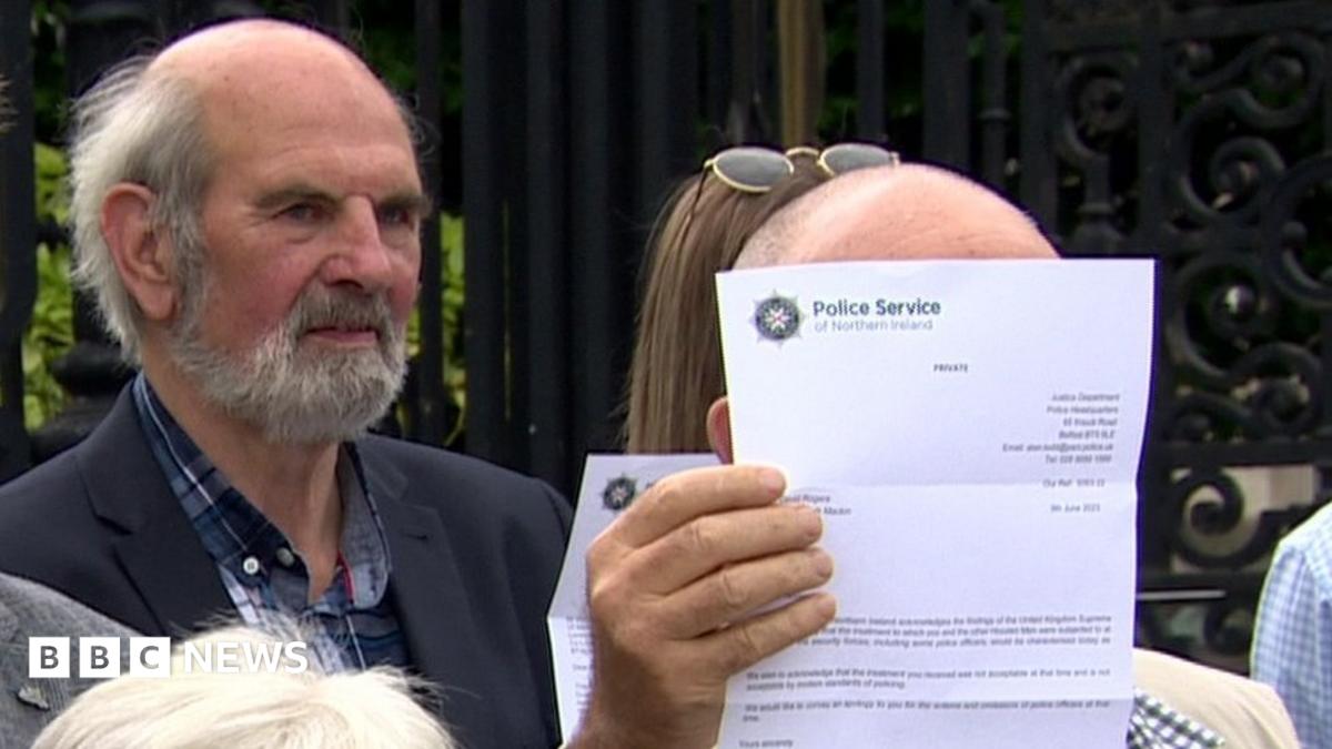 Hooded Men: Michael Donnelly says he does not accept PSNI apology - BBC ...