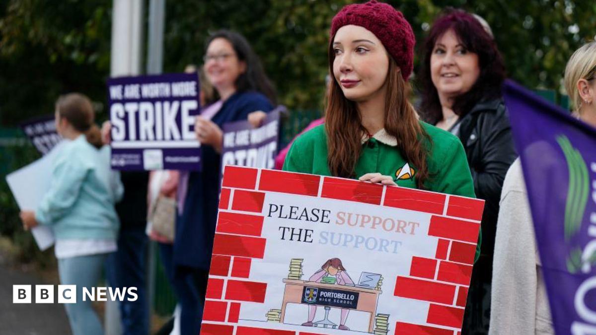 Strikes set to close Perth and Kinross schools for two weeks - BBC News