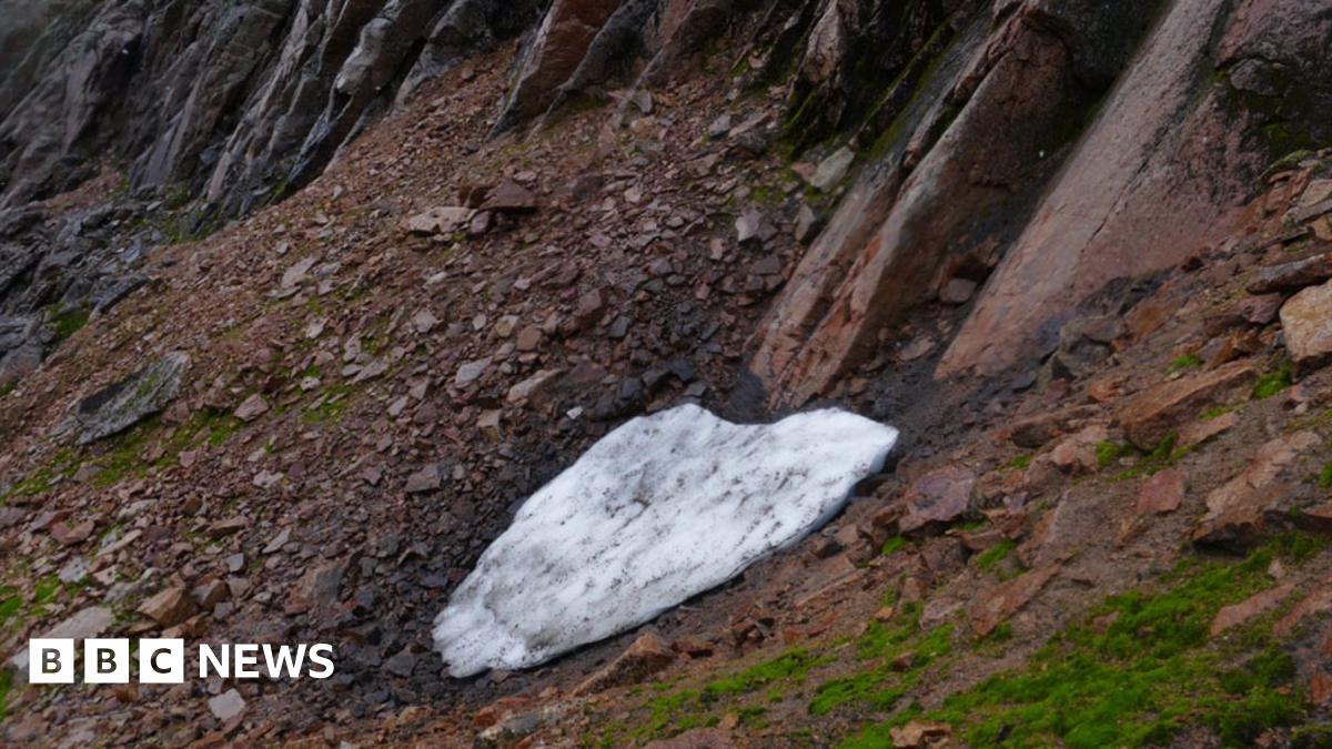 Scotland's oldest snow patch expected to melt - BBC News