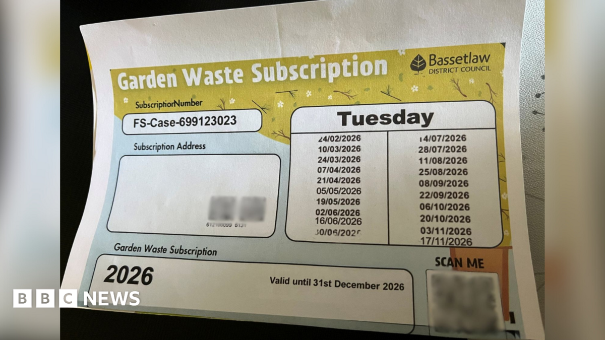 Bassetlaw council warning over garden waste subscription scam - BBC News