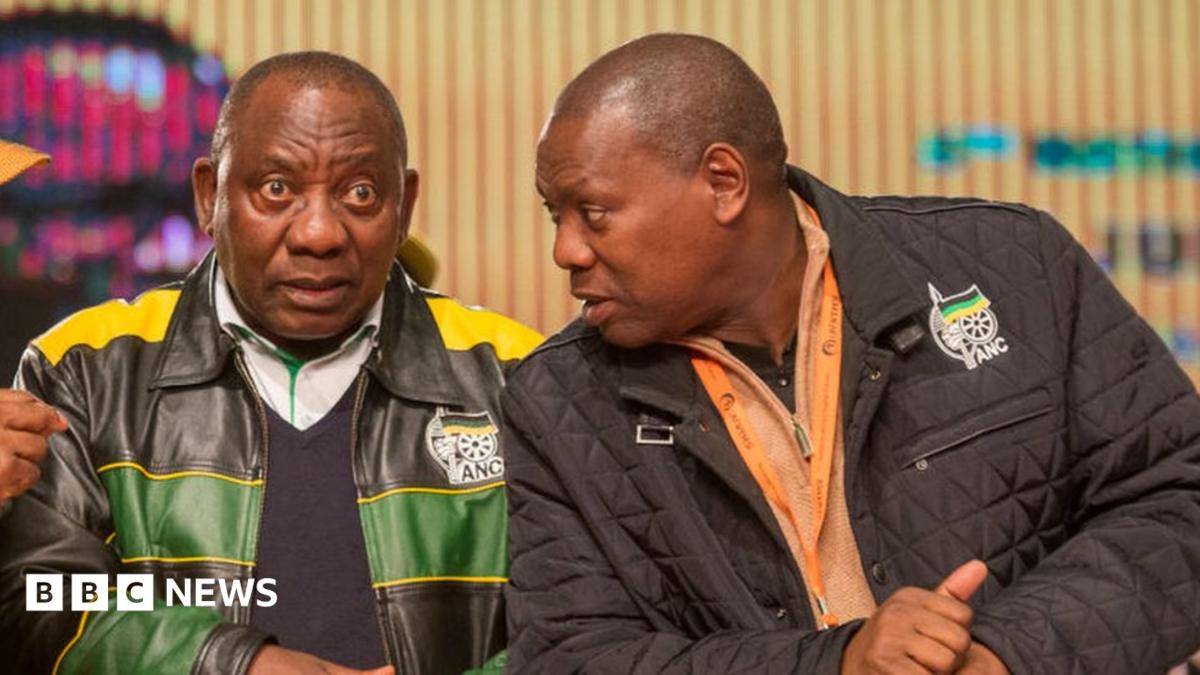 ANC conference: Mkhize rivals Ramaphosa in tight ANC party race - BBC News