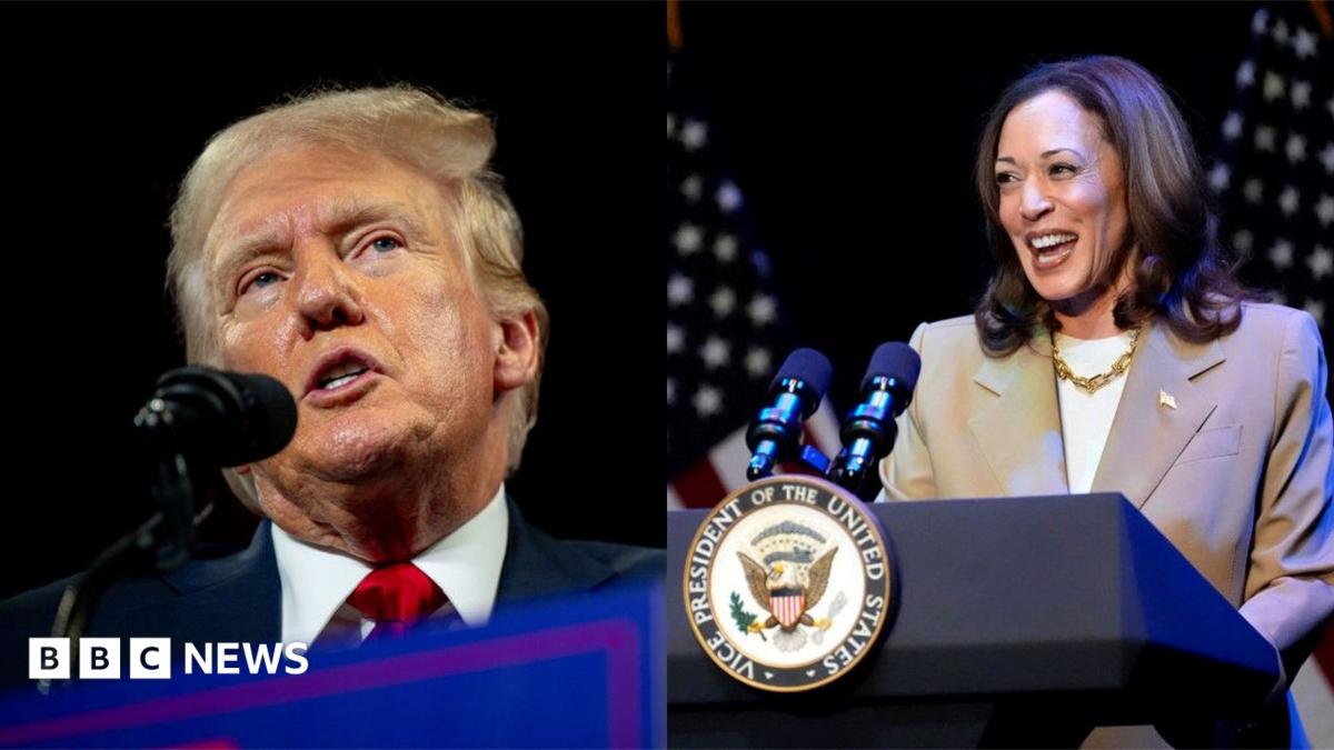 Donald Trump and Kamala Harris at odds over presidential debate - BBC News