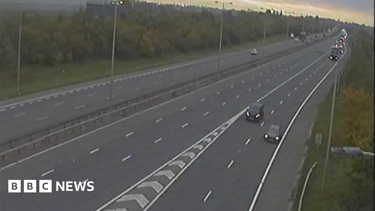 A1 lorry crash near Peterborough sees driver taken to hospital - BBC News