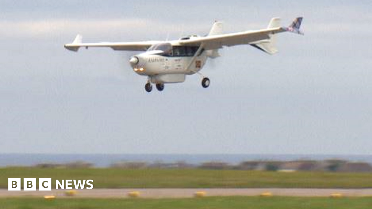 Scotland's first electric-powered aircraft begins Orkney test flights ...