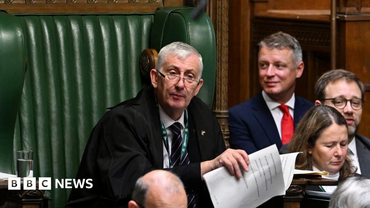 Commons Speaker Sir Lindsay Hoyle opposes Labour's Lords plans - BBC News