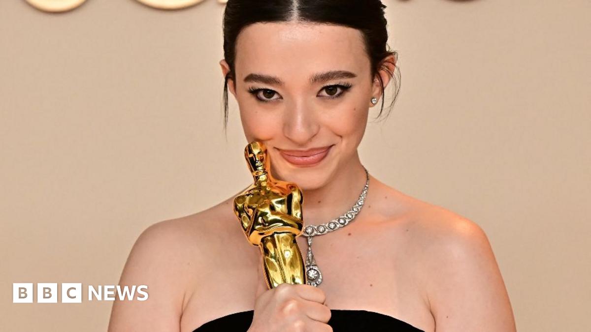 Anora sweeps the board as Mikey Madison wins best actress at Oscars 2025 - BBC News