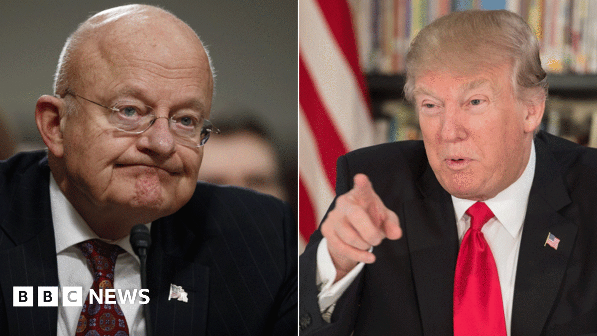 Trump wire-tap claim denied by ex-intelligence chief Clapper - BBC News